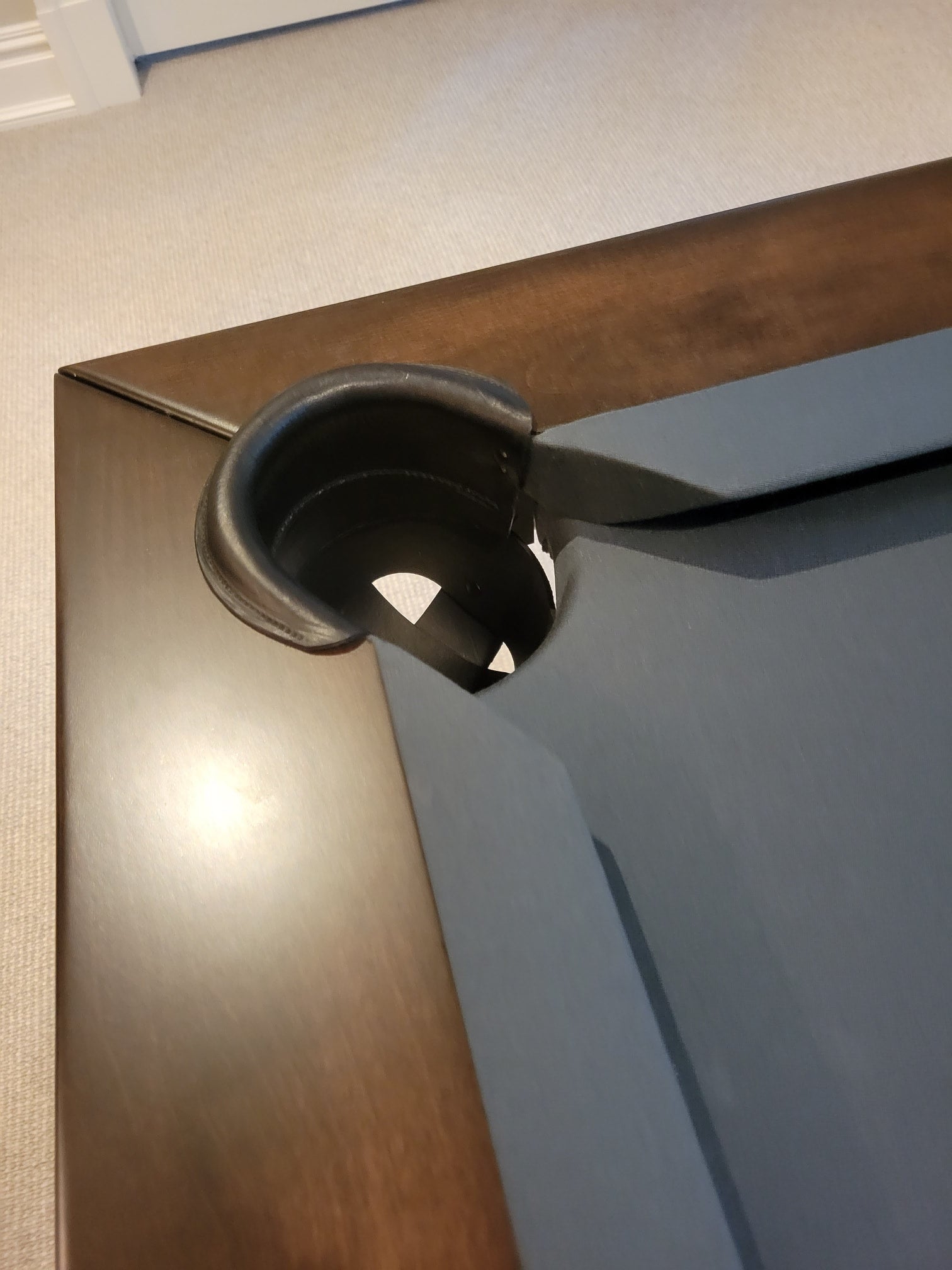 Leather Bucket Pockets